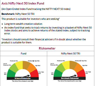 Axis Nifty Next 50 Index Fund - NAV, Returns & Performance